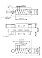 China Shielded DB9 Male to Male Gender Changer ADVANTECH BB-9SGM Low Profile Compact Size for Space Saving for sale