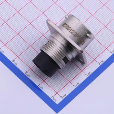 China ECO MATE Size 12 3 Position Pin Type Receptacle Panel Mount Amphenol RT00122PW03 Connector for sale