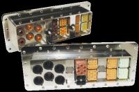 China Versatile modular connector Amphenol SIMEO06LUSN compatible with MBBN 3330 and EN 4165 standard connectors for sale