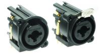 China Dual connector chassis solution Amphenol ACJC5V BULK featuring XLR female and 635 millimeter phone jack for sale