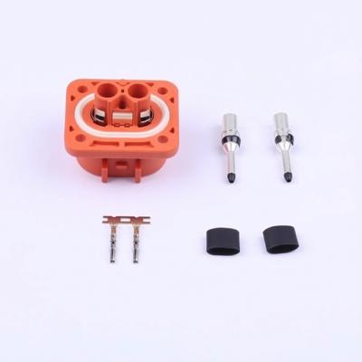 China Electric vehicle power connector Amphenol ELR2A04 with RADSOK technology and field repairable design for sale