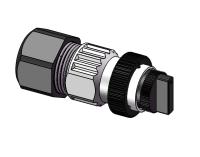 China High power electrical connector Amphenol 10-748591-Z2S with IP67 protection and 55A current rating for sale