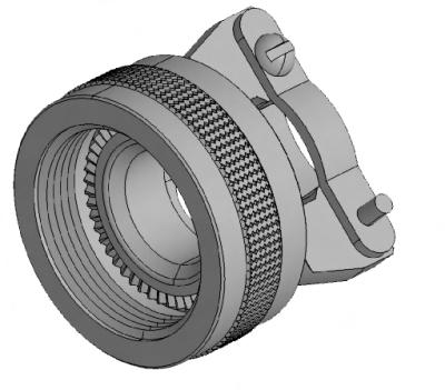 China Cable Strain Relief Clamps Amphenol M8504938S13W Suitable for Various Connector Group Configurations for sale