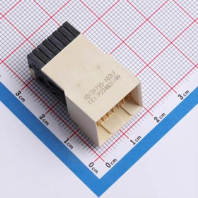 China Connector component Amphenol 10124755-102LF released product with revision E and print date November 18 2016 for sale
