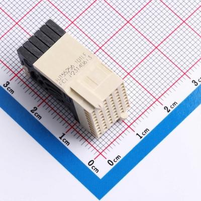 China Durable Amphenol 10155256-101LF connector featuring performance based plating and press fit tail contacts for sale