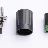 China Four position end cap receptacle Amphenol RT00124PNHEC03R with thermoplastic insert and robust shell for sale