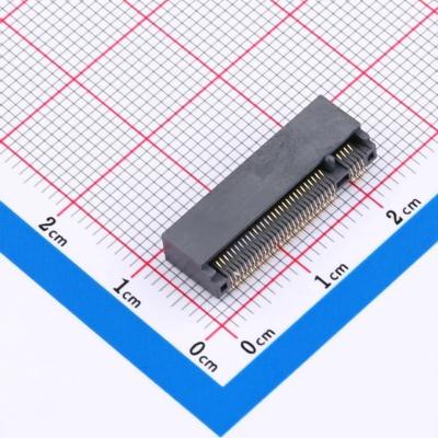 China PCIe M2 Gen 5 Card Edge Connector Amphenol MDT420M01501 with Right Angle and Vertical Options for sale