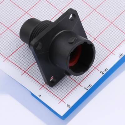 China Thermoplastic Flange Receptacle Size 10 6 Position Pin Amphenol RTS010N6P03 with IP67 IP69K Ratings for sale