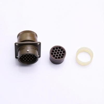 China Miniature cylindrical connector Amphenol PT00E-14-19P with bayonet coupling and gold plated contacts for sale