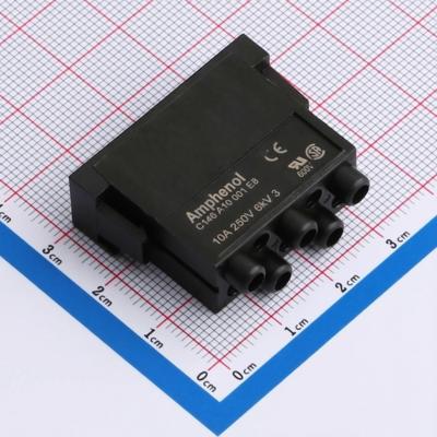 China Heavy Duty Connector Amphenol C146A10001E8 Modular Metal System with High Current and Voltage Ratings for sale