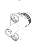 China 2.4mm Female to SMP Male Flange Adapter Amphenol 1116-6093 Designed for RF Connections and Durability for sale