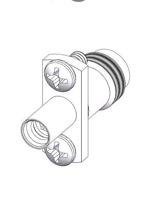 China 2.4mm Female to SMP Male Flange Adapter Amphenol 1116-6093 Designed for RF Connections and Durability for sale
