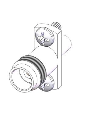 China Durable 2.4mm Female to SMPM FD Male Adapter Amphenol 1116-6096 with Passivated Stainless Steel Body for sale