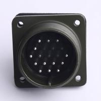 China Standard cylindrical connector Amphenol MS3102A22-14P with rugged aluminum shell and electrical contacts for sale