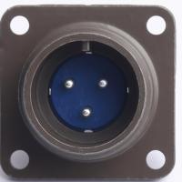 China Durable cylindrical connector Amphenol 97-3102A-14S-7P with threaded coupling and aluminum alloy shell for sale