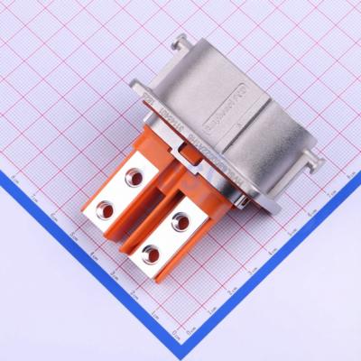 China High voltage safety lock connector Amphenol HVSLS800022A1H6 with IP67 sealing and EMI RFI shielding for sale