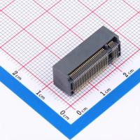 China Right Angle PCIe M2 Gen 5 Connector High Density 67 Contacts Amphenol MDT850M01501 Storage Server IO for sale