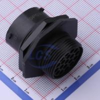 China Industrial Receptacle Jam Nut Connector Amphenol RTS716N19P03 Size 16 Shell 19 Position Pin Contacts for sale