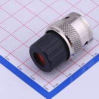 China Zinc alloy plug socket end cap size 10 with 4 positions thermoplastic insert Amphenol RT06104SNHEC03 for sale