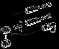 China Durable connector Amphenol C01610I0170021 designed for power signal transmission and harsh environment for sale