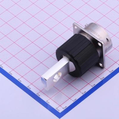 China Industrial Grade Flange Wall Mount Connector Amphenol RTHP0161PZ-H1 Featuring 8mm Single Pin Contact for sale