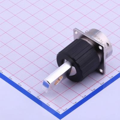 China Durable flange wall mounting flat hole receptacle Amphenol RTHP0161PN-H1 with 8mm single pin contact for sale