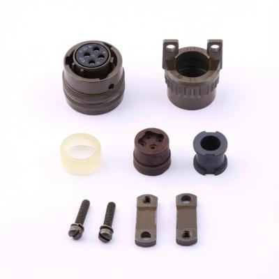 China Durable aluminum shell miniature connectors Amphenol PT06E-12-4S SR series for military and industrial for sale