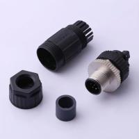 China waterproof sensor connector Amphenol M12A-08BMMB-SL7001 with multiple configurations and secure locking for sale