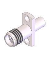 China SMP Male to 292mm Female Adapter Amphenol 1115-6125 with Beryllium Copper Contact and PTFE Insulator for sale