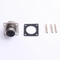 China Zinc Die Cast Connector Amphenol RT00123SNH-K with Gold Flash Plated Brass Contacts and IP67 Rating for sale