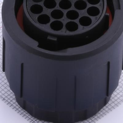 China 19 Position Socket Contact Plug End Cap Size 16 with Silicone Seals Amphenol RTS6BS16N19SHEC03 Component for sale