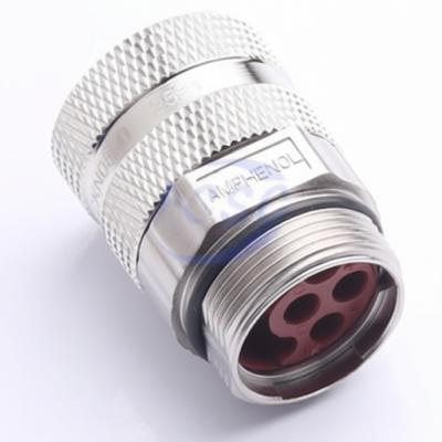 China Industrial straight 8 position plug connector with Viton seal and zinc die cast housing Amphenol MB1CKN0800 for sale