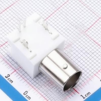 China Signal Transmission Connector 50 Ohm BNC Right Angle Jack Amphenol 031-5486-1010 with Gold Plated Contact for sale