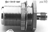 China Bulkhead mount adapter Amphenol 901-9173 for BNC jack to SMA jack coaxial cable connection solutions for sale