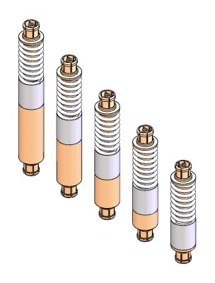 China Durable SMPM Female to Female Compressible Adapter Amphenol 1132-4113 for Precise Impedance Matching for sale