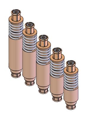 China SMP Female to Female Compressible Adapter Amphenol 1112-4145 for High Frequency Signal Transmission for sale