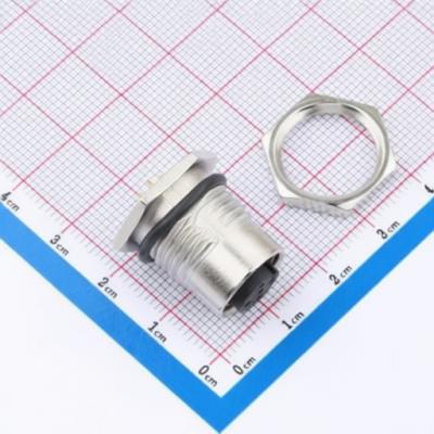 China Waterproof Sensor Connector Amphenol M12A-04PFFS-SF8001 Suitable for Harsh Environmental Conditions for sale