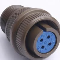 China Durable cylindrical connector Amphenol 97-3106A-14S-2S with threaded coupling and aluminum alloy shell for sale