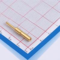 China Gold Plated Copper Alloy Crimp Pin Contact Rated 30 Amps for 18AWG to 14AWG Wire Amphenol SC000036 for sale