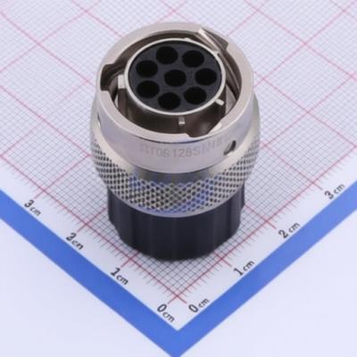 China Durable Amphenol RT06128SNHEC03 ECO MATE plug size 12 8 position socket end cap with IP67 protection for sale