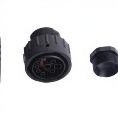 China Durable industrial female cable connector Amphenol AHDP06-24-91S-BS1 with bayonet locking mechanism and polyamide housing for sale