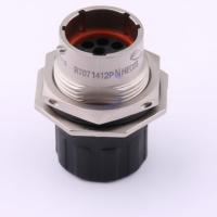 China Size 14 12 position pin connector Amphenol RT071412PNHEC03 with jam nut mounting and IP67 protection for sale