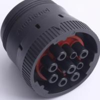 China Black thermoplastic housing 9 position plug Amphenol AHD16-9-1939SE designed to meet J1939 standards for sale