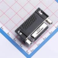 China Right angle pcb connector Amphenol L77HDA26SD1CH4F with glass filled thermoplastic insulator material for sale