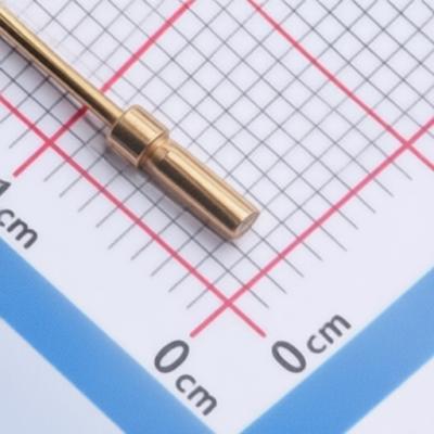 China Screw Machined Crimp Plug Contact Amphenol 161A18299X for Cable Size AWG 24-20 Rated Current 7.5 A for sale