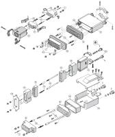 China Multi pole rectangular connector Amphenol FC124N2 AA qualified to MIL DTL 28748 for instrumentation for sale
