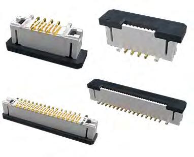China 0.50mm Pitch ZIF Flex Connector Amphenol F31W-1A7H1-11016 with Thermostable Mylar and PA9T Slider Material for sale
