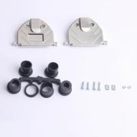 China High density D Sub backshell Amphenol 17E17272 with ABS polymer housing and steel mounting hardware for sale