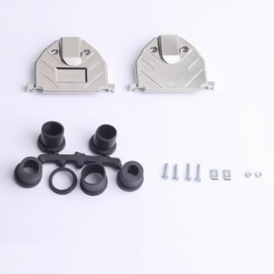 China High density D Sub backshell Amphenol 17E17272 with ABS polymer housing and steel mounting hardware for sale