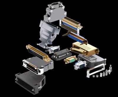 China Durable backshell accessories Amphenol D37000ANE0 for EMI RFI shielding and secure D sub connectors for sale